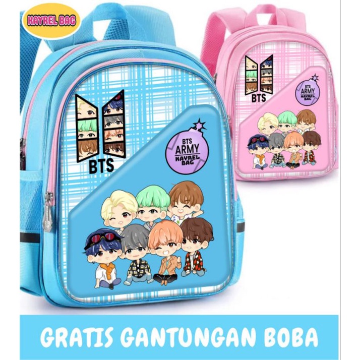 Jual tas anak sekolah BTS tas sekolah anak perempuan tas bt21 tas ...
