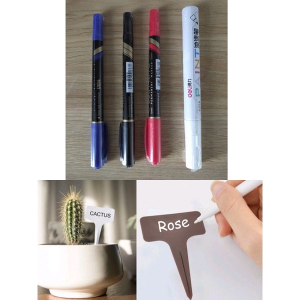 Jual SPIDOL DUA SISI PENA PULPEN PENANDA LABEL TANAMAN ANTI AIR ...