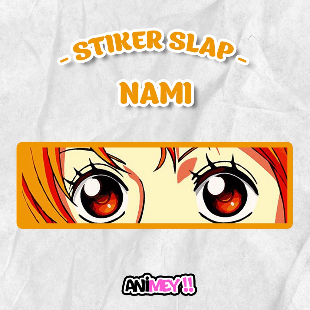 Jual Stiker Slap Nami One Piece / Sticker Slap Waterproof | Shopee ...