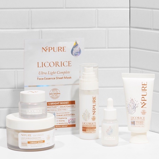 Jual (New) NPURE LICORICE SERIES ( Cleanser / Toner / Serum ...