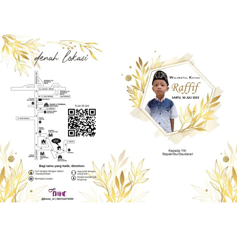 Jual Undangan Khitanan Sunatan Murah proses cepat, walimatul khitan ...