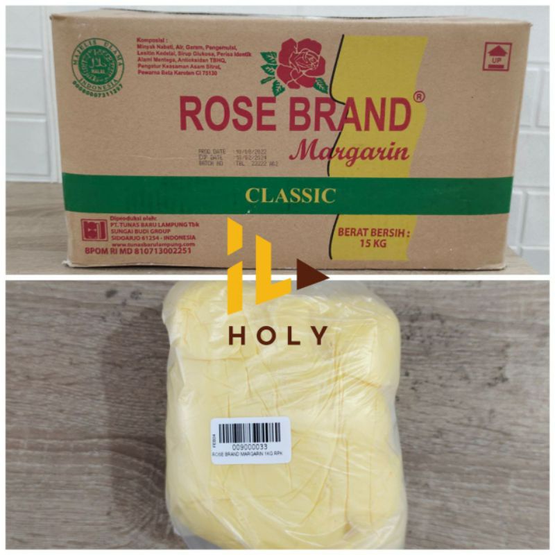 Jual Rose Brand Margarin Kuning (1kg) Repack | Shopee Indonesia