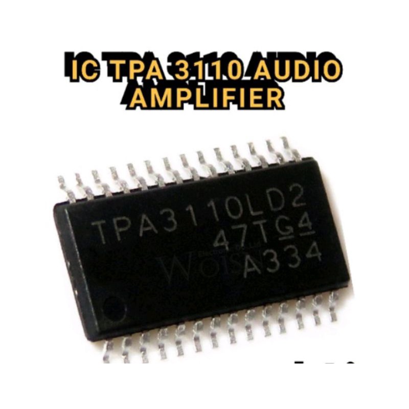 Jual BEKAS ORIGINAL IC TPA3110D2 TPA3110LD2 TPA3110 IC AUDIO AMPLIFIER ...