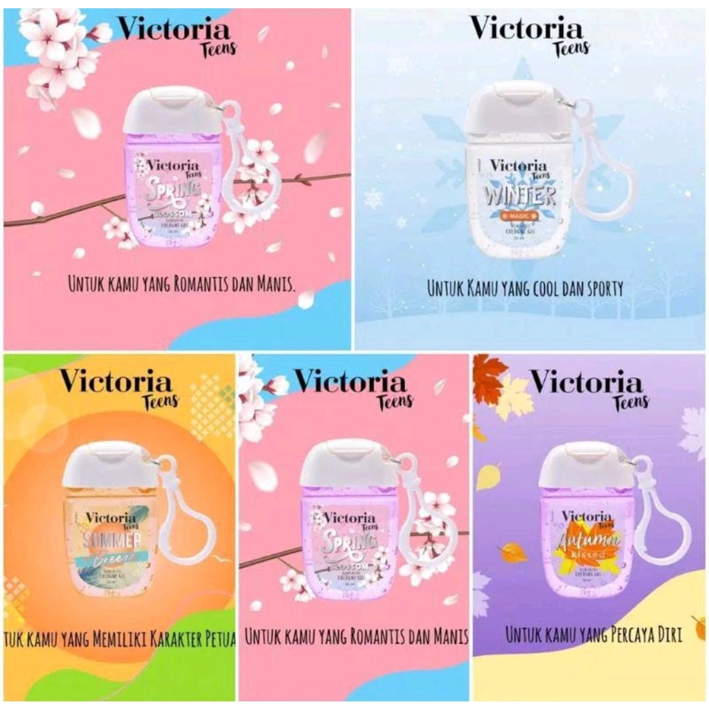 Jual [4 PCS] VICTORIA TEENSN COLGEL/ VICTORIA GELL/ VICTORIA PARFUM ...