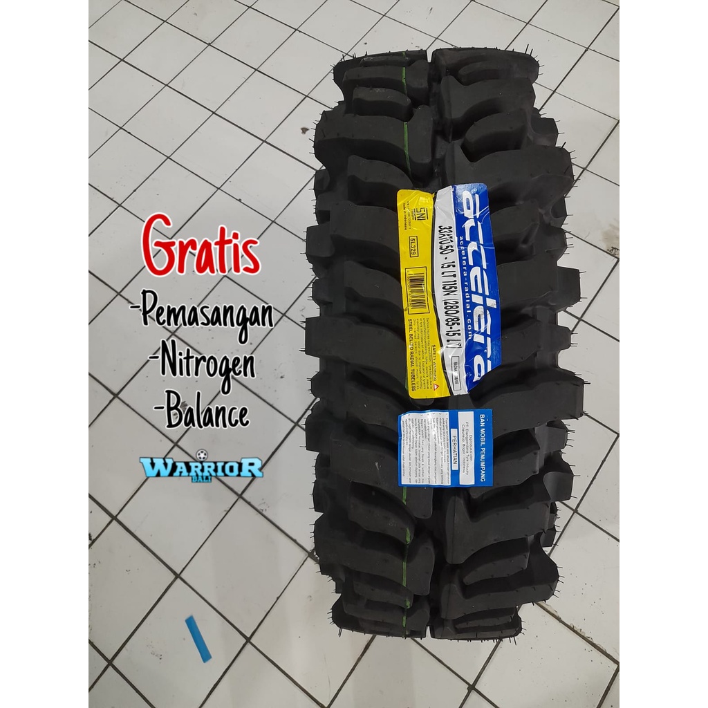 Jual Ban Mobil Accelera Badak Xtreme 33 10,5 Ring 15 Produksi 2022 ...