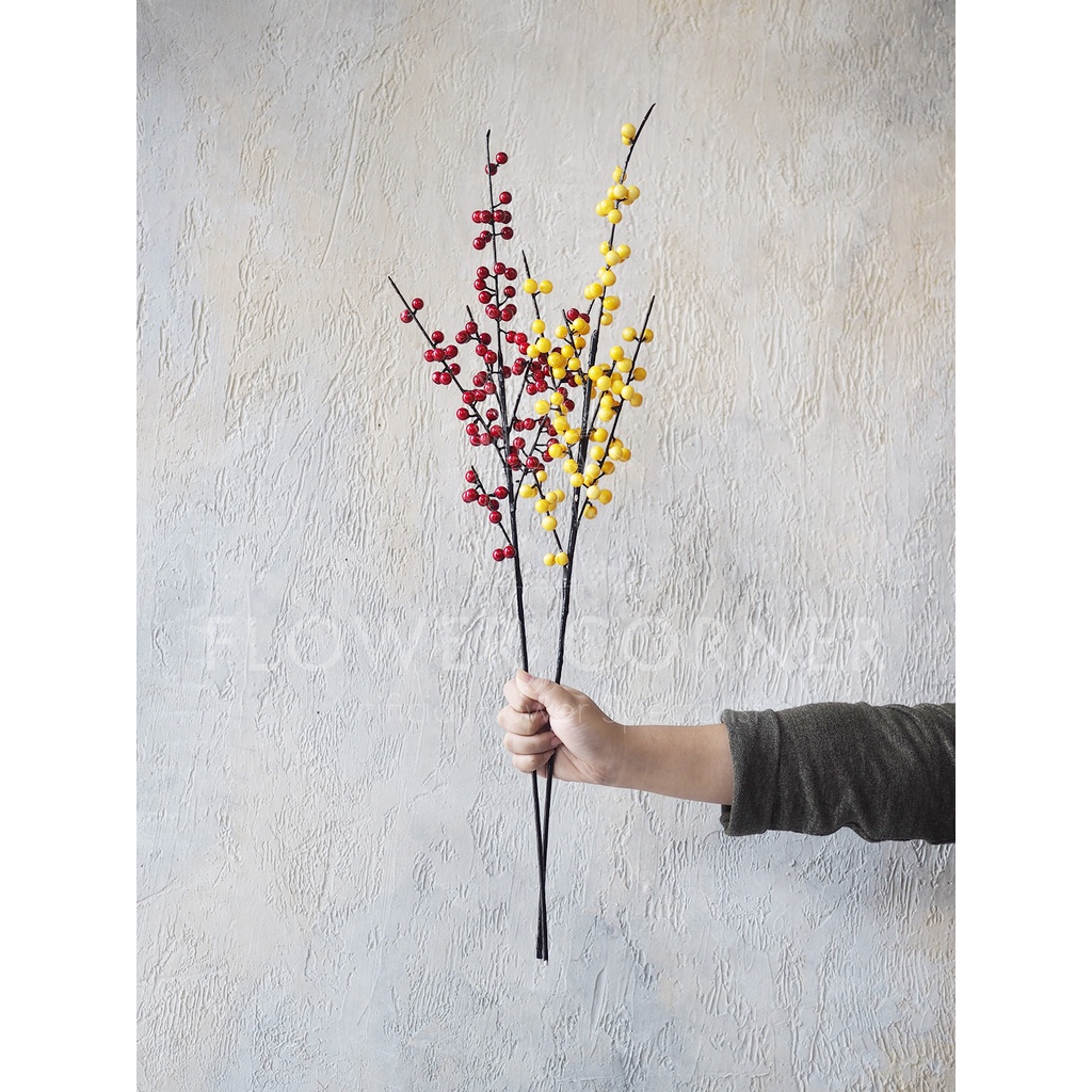 Jual Berry Artificial Ilex Spray Premium (B22182) | Shopee Indonesia