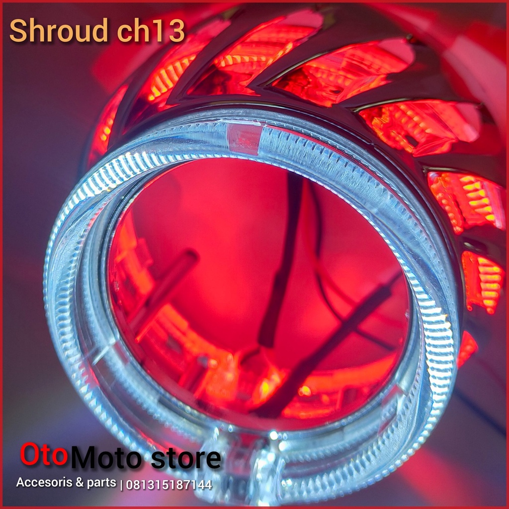 Jual Ch13 Fireball - Shroud Casing Projector Lensa 2,5 Double Angel ...