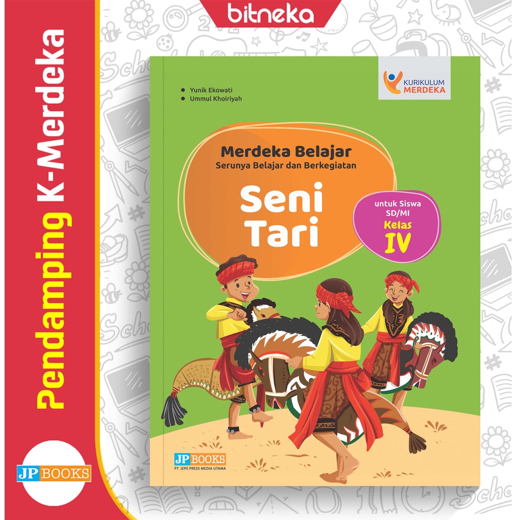 Jual Buku Teks Pendamping Seni Tari SD/MI Kelas 4 Kurikulum Merdeka - JPBOOKS | Shopee Indonesia
