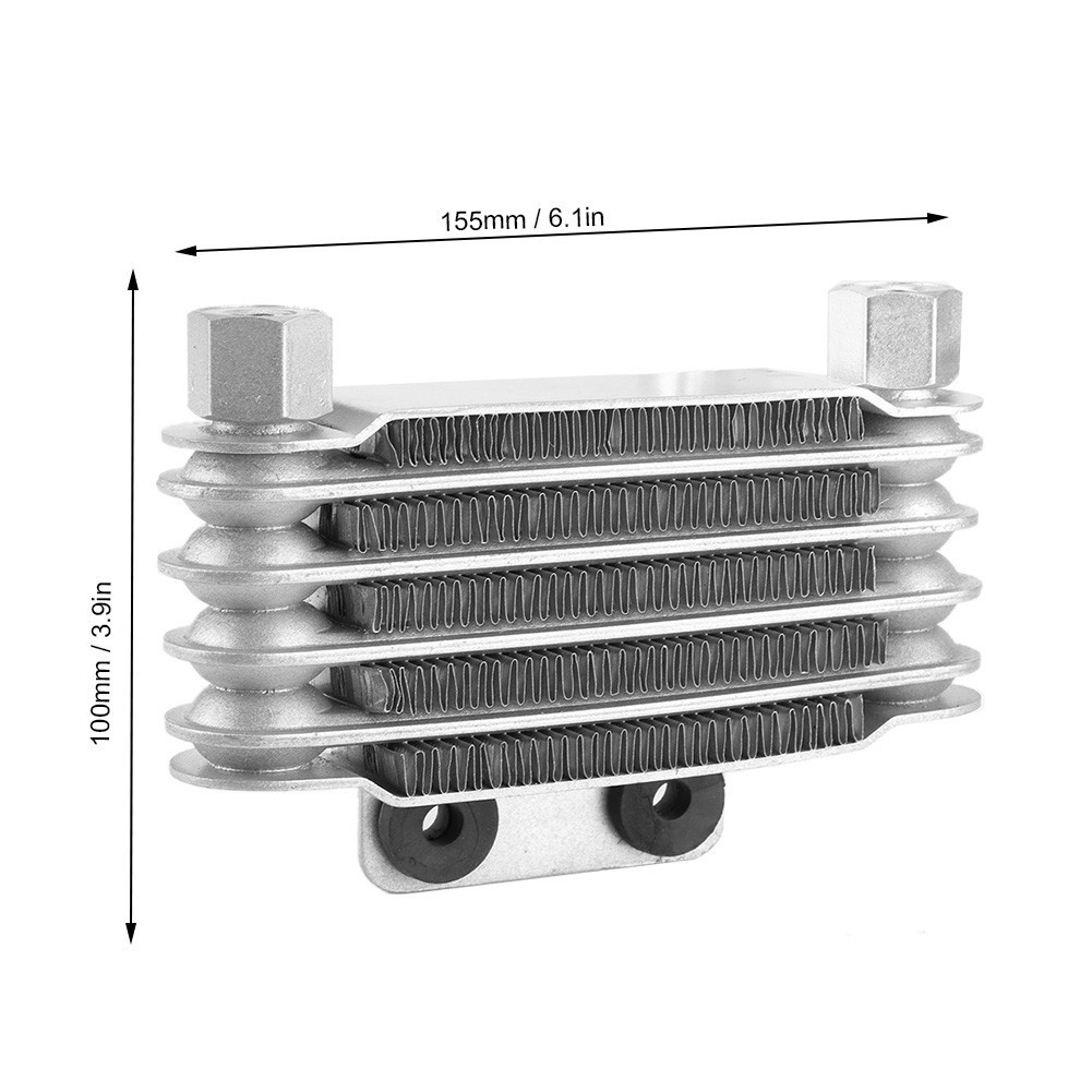 Jual Aluminum 125ml Engine Oil Cooler Cooling Radiator for 125CC-250CC ...