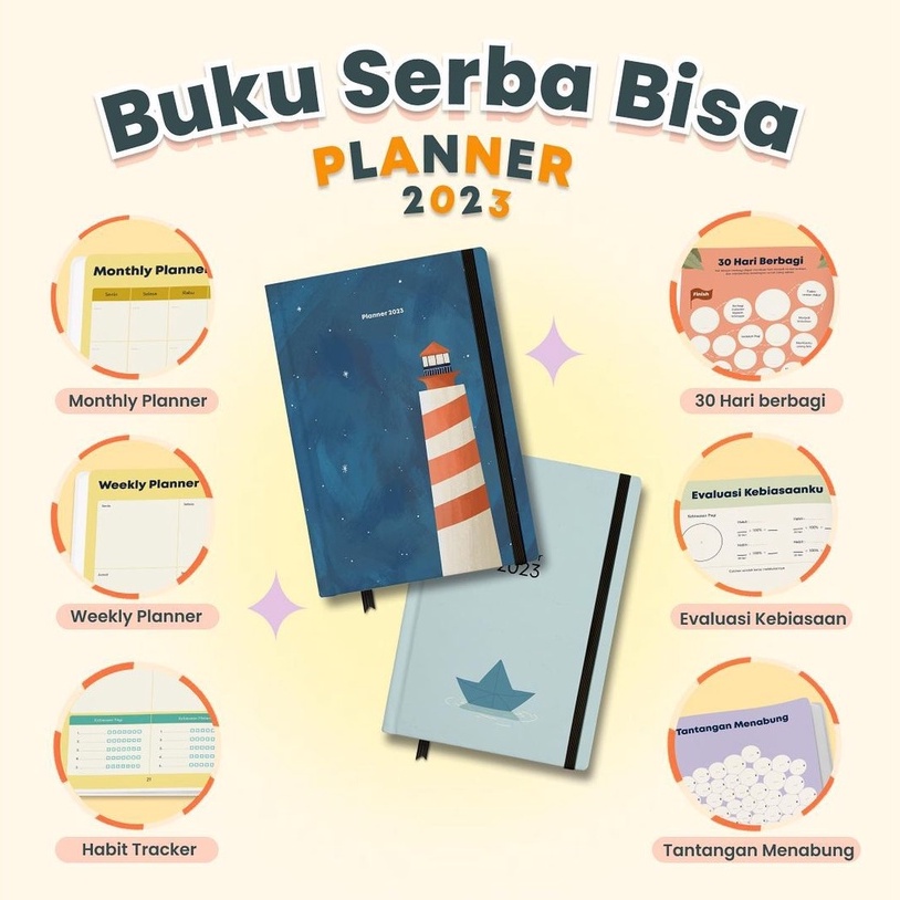 Jual Planner Journal 2023 by RA Planner | Daily Planner | Buku Agenda ...