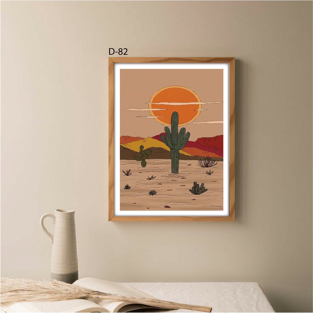 Jual Dekorasi Bingkai Kayu Abstract - Minimalis Keren - Hiasan Dinding ...