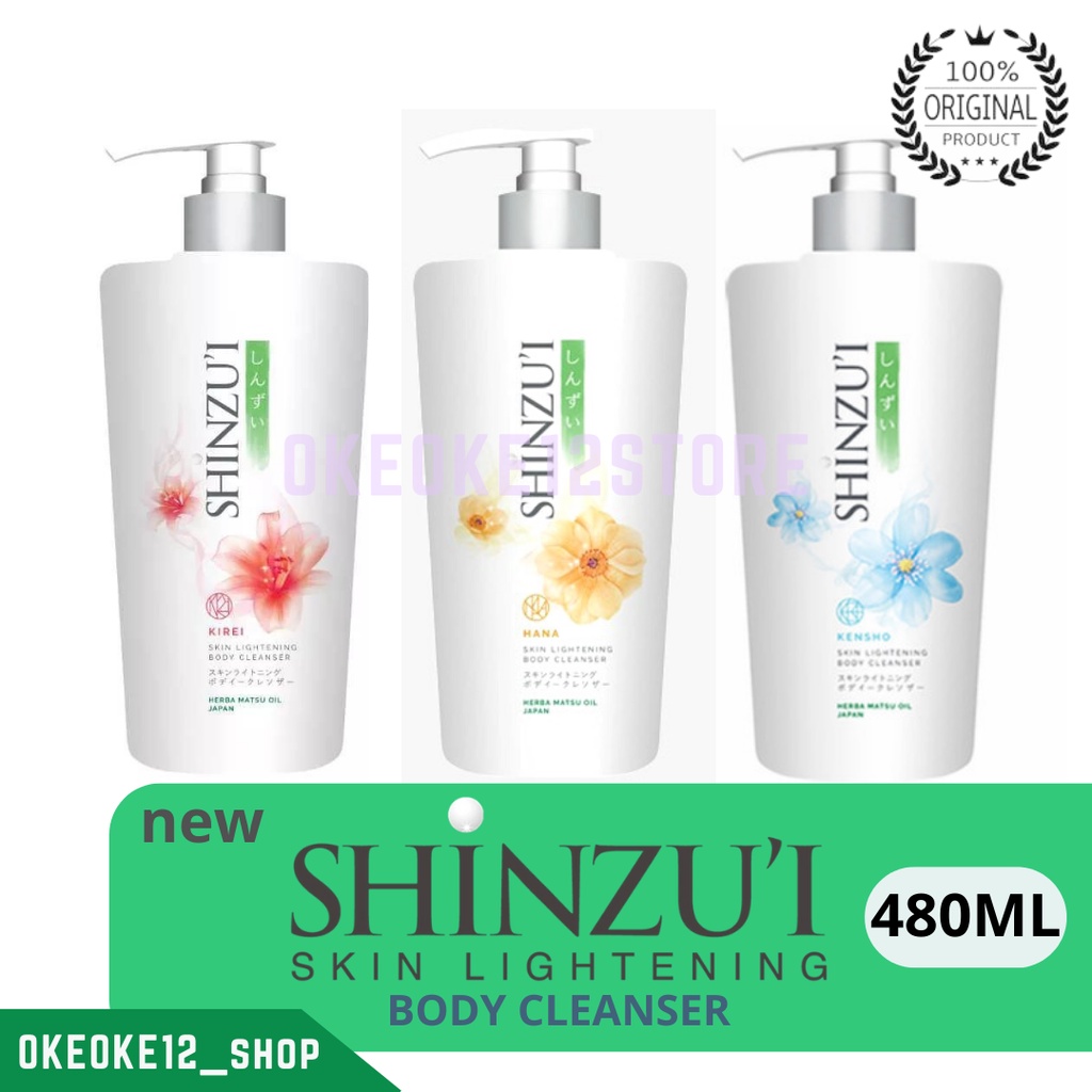 Jual Shinzui sabun cair pompa 480ml all variant dan kemasan isi ulang ...