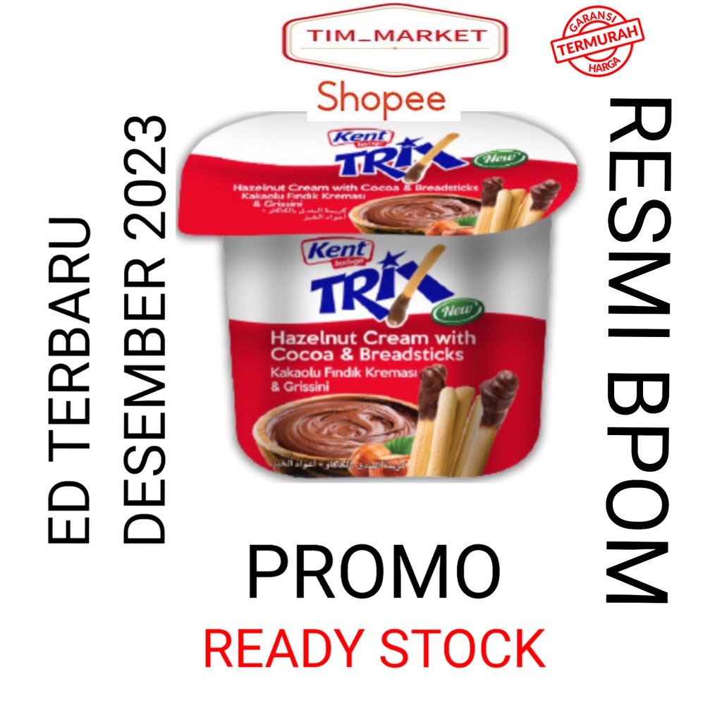 Jual Stick Kent Trix Hazelnut Cream with Cocoa and Breadsticks 56g ...