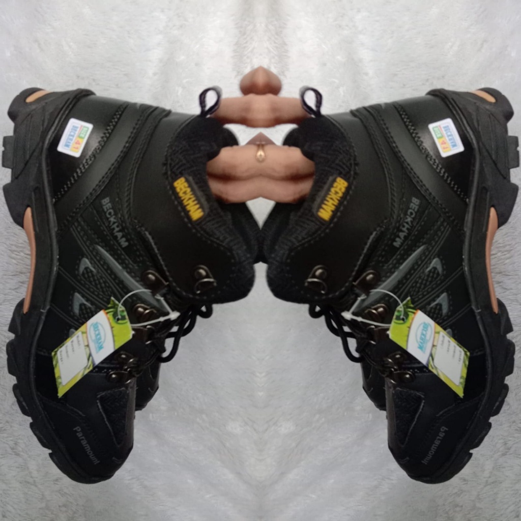 Jual SEPATU GUNUNG/SEPATU KERJA/SEPATU PARAMOUNT BECKHAM BOOTS HITAM ...