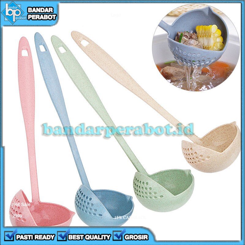 Jual [BP] CENTONG SENDOK SAYUR SUP SOUP 2IN1 SARINGAN MULTIFUNGSI ...