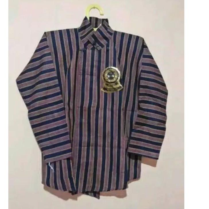 Jual Harga Spesial Baju Lurik Jawa / Baju Surjan Lurik / Baju Adat Jawa ...