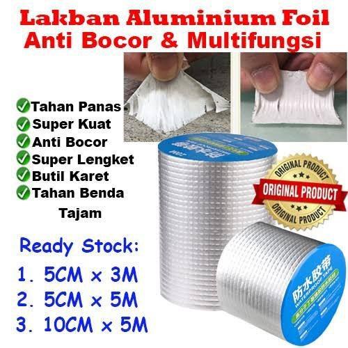 Jual Lem Pipa Lakban Anti Bocor Super Kuat Alumunium Foil Anti Air Pipa ...