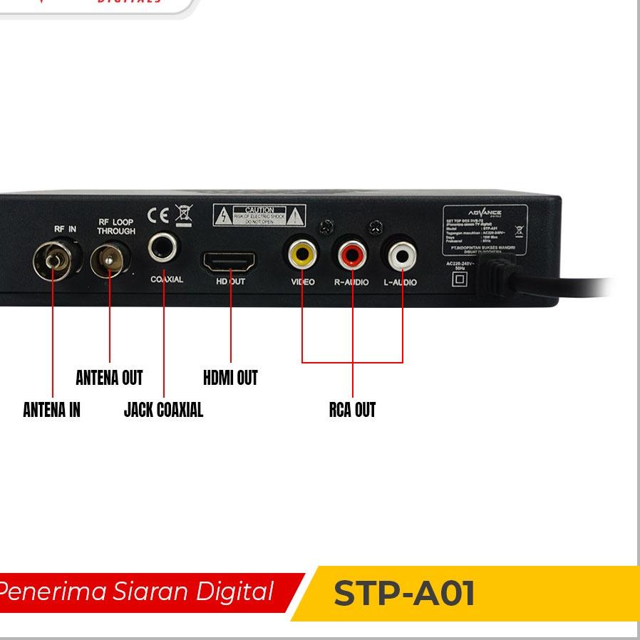 Jual [ [NEW VARIANT!!!] ]【Garansi 1 Tahun】Advance STP Set Top Box TV ...