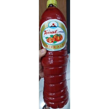 Jual POPPURI SHOP - Kemasan Botol Plastik Saos Tomat " SUMBER ALAM " (1 ...