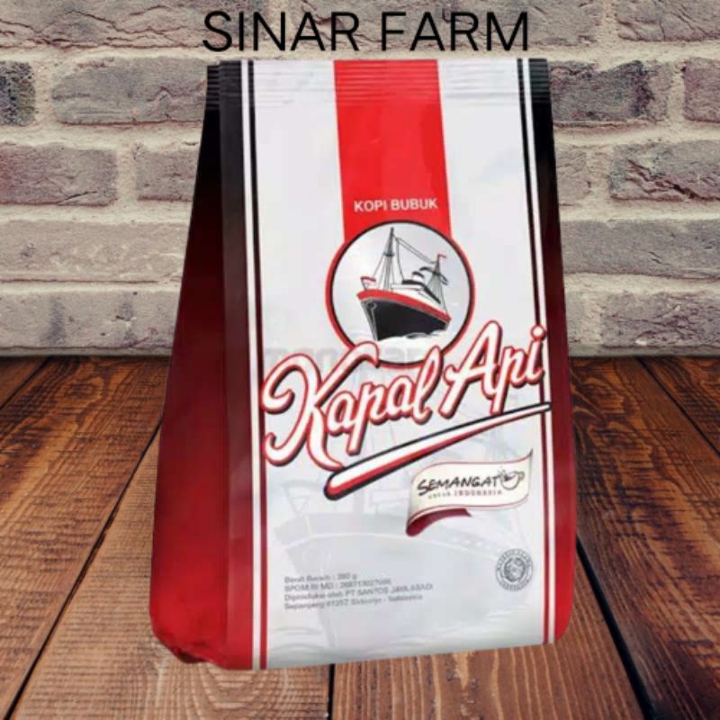 Jual KOPI KAPAL API SEMANGAT KOPI BUBUK 350 GRAM | Shopee Indonesia