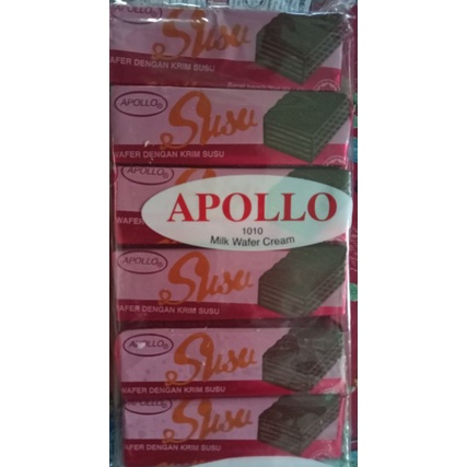 Jual APOLLO MILK WAFER CREAM isi 12 pcs I oleh-oleh khas Malaysia ...
