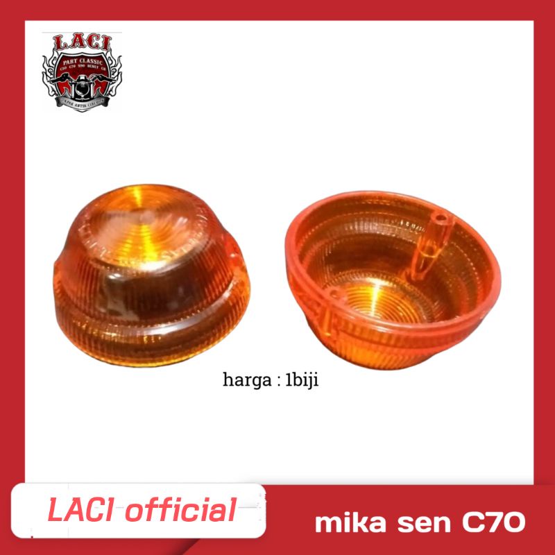 Jual mika sen sein riting honda c70 model candi stanley Kuning | Shopee ...