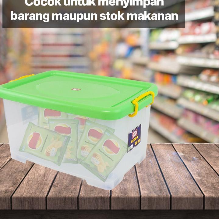 Jual Paket Hemat--SHINPO Kontainer Plastik Dengan Roda Ricco Container ...