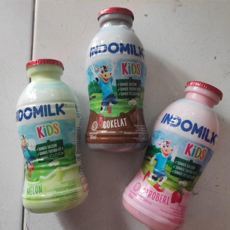 Jual Indomilk Kids Susu Botol Kemasan 190ml | Shopee Indonesia