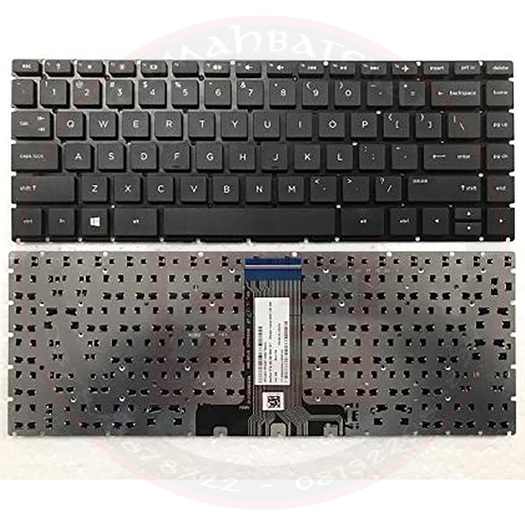 Jual keyboard HP Pavilion 14-BS 14-BA 14M-BA 14T-BA 14-BF HP 240-G6 ...