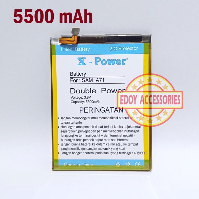 Jual Batre Samsung Galaxy A71 A715F Double Power Batu Baterai Battery Tanam | Shopee Indonesia