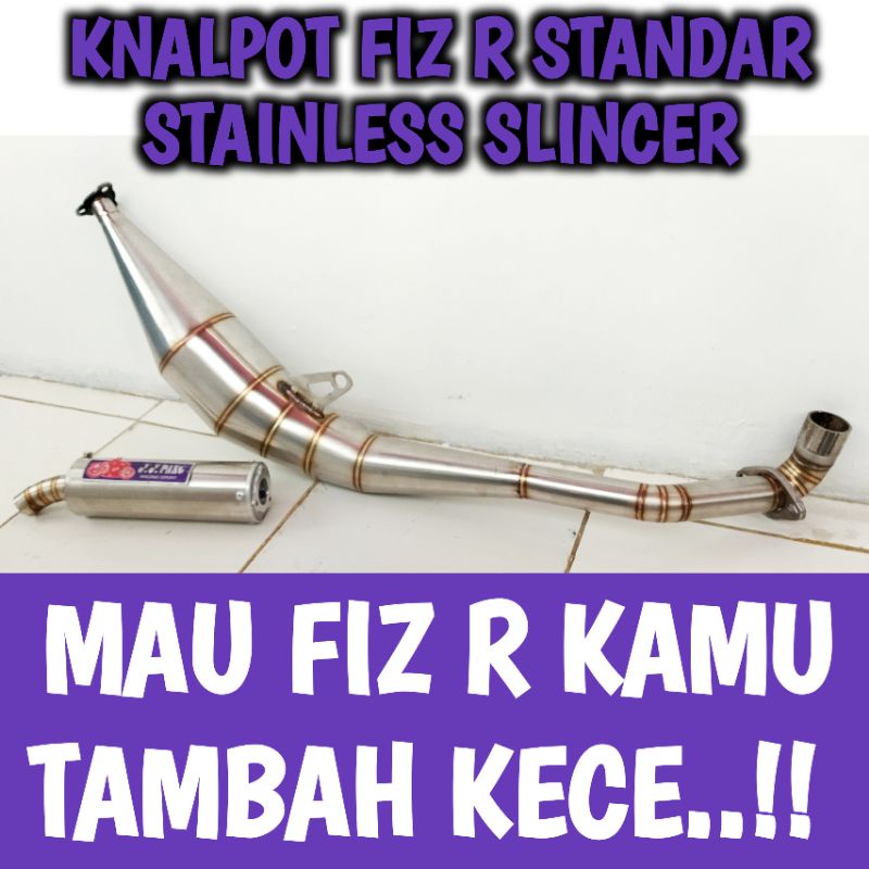 Jual Knalpot Fiz R Fizr F1zr Standar Racing Stainless Pakai Silincer ...