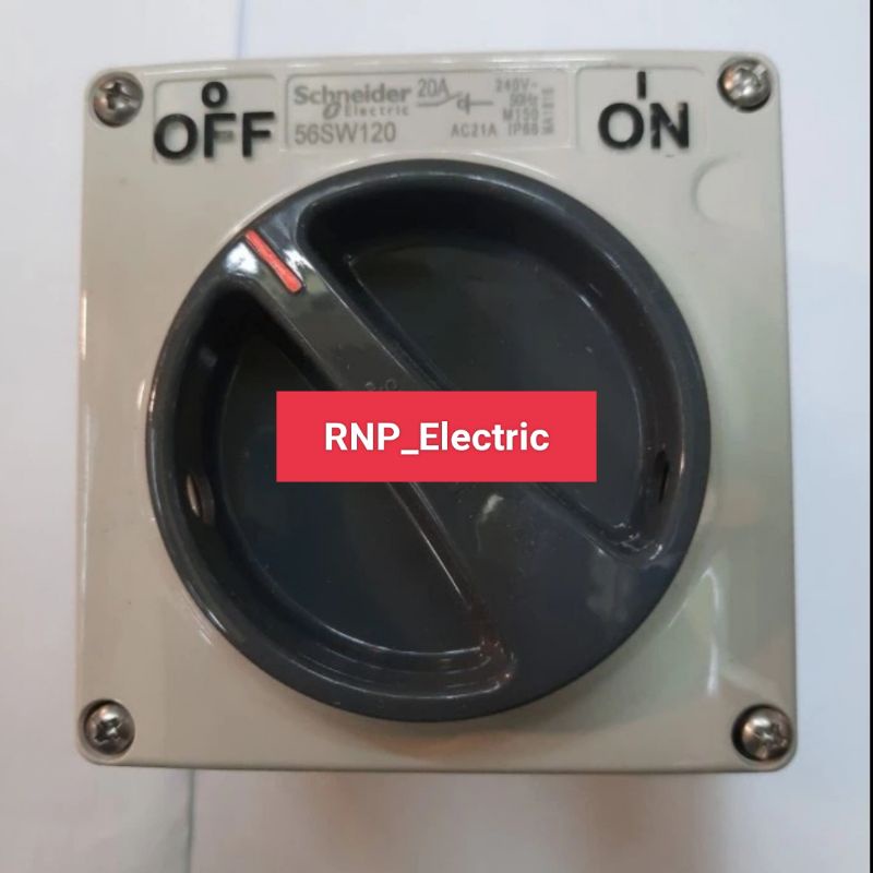 Jual schnaider 56SW120 switch on off 20 amper 56 series | Shopee Indonesia