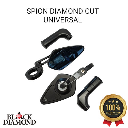 Jual Black Diamond - Kaca Spion Model Oval Diamond Cut Kaca Biru ...