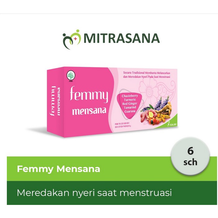 Jual Femmy Mensana Stickpack 6 Sachet x 7 Gram - Melancarkan dan ...