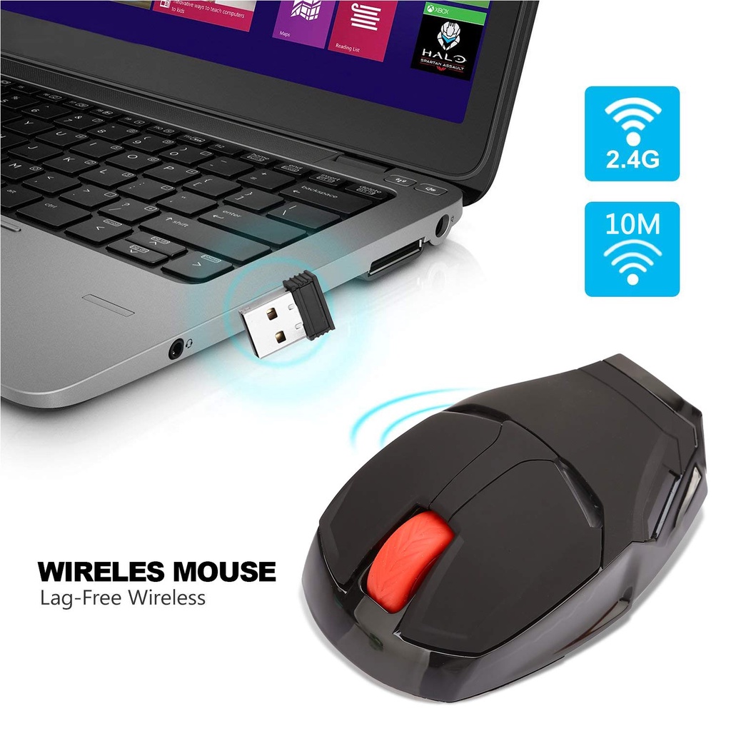 Jual Mouse Wireles Optical Iron Man 2.4Ghz Mose Karakter Superhero ...