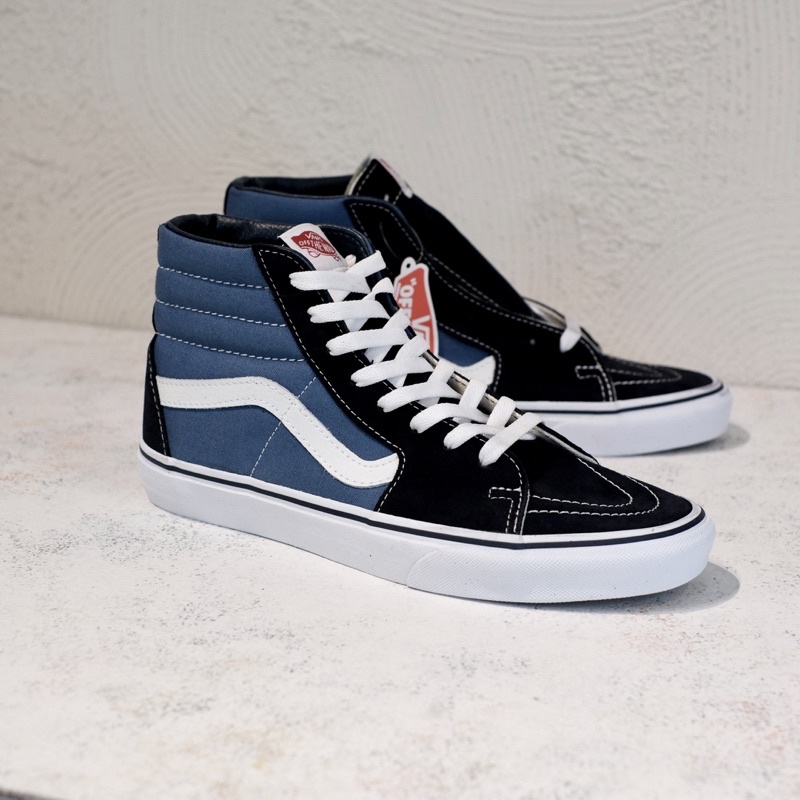 Jual SEPATU VANS SK8-HI BLUE/NAVY CLASSIC (ORIGINAL) | Shopee Indonesia