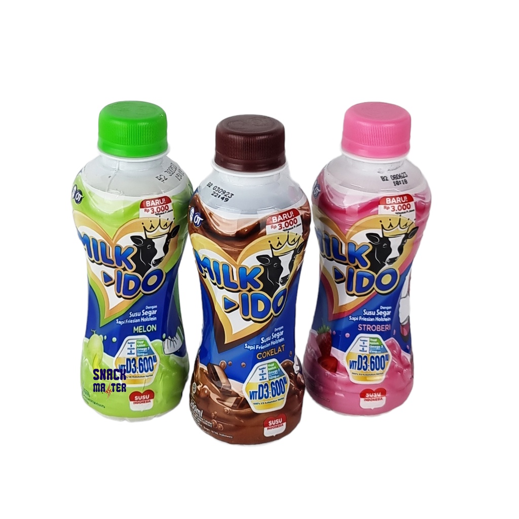 Jual Milkido Susu Segar Botol - Netto 200 ml | Shopee Indonesia