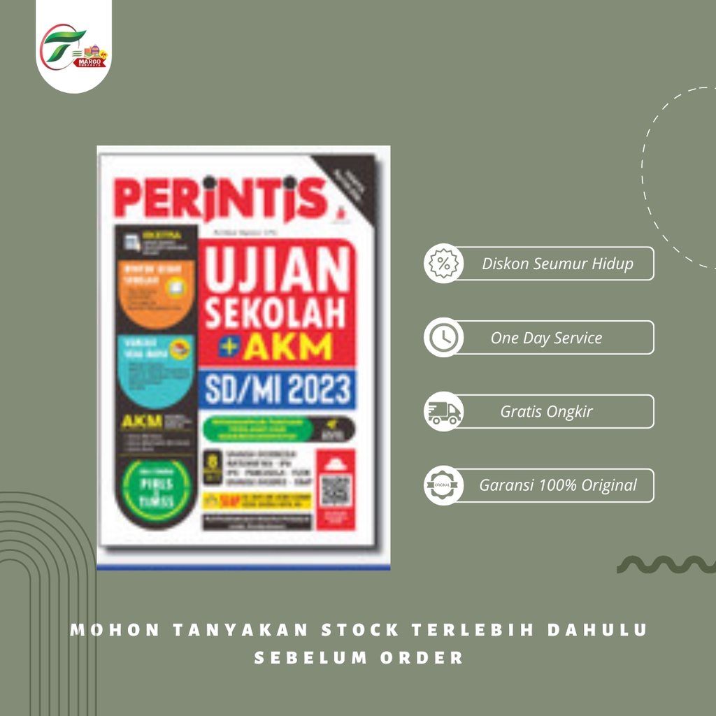 Jual PERINTIS UJIAN SEKOLAH + AKM SD/MI SMP/MTS 2023 KARYA ANINDYA ...