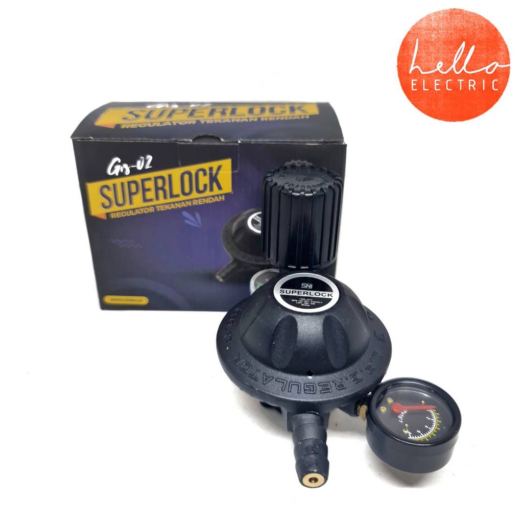 Jual REGULATOR GASCOMP SUPERLOCK GRS-02 / GRS 02 METER REGULATOR GAS ...