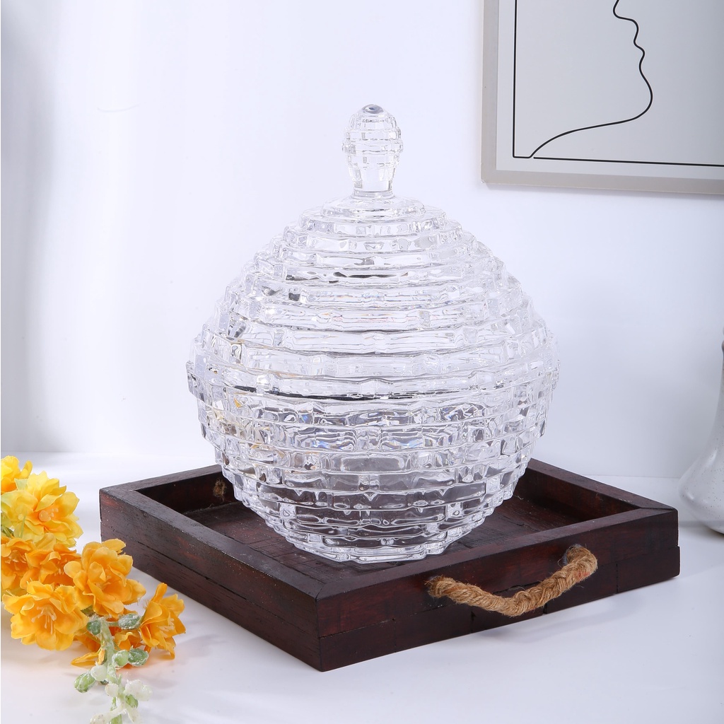 Jual Capodimonte Toples / Tempat Permen Kaca Besar | Shopee Indonesia