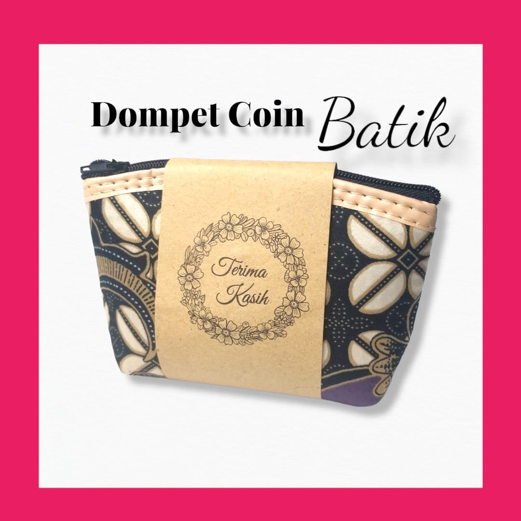 Jual SOUVENIR DOMPET KOIN BATIK KEMAS PLASTIK ISI 50PCS | Shopee Indonesia
