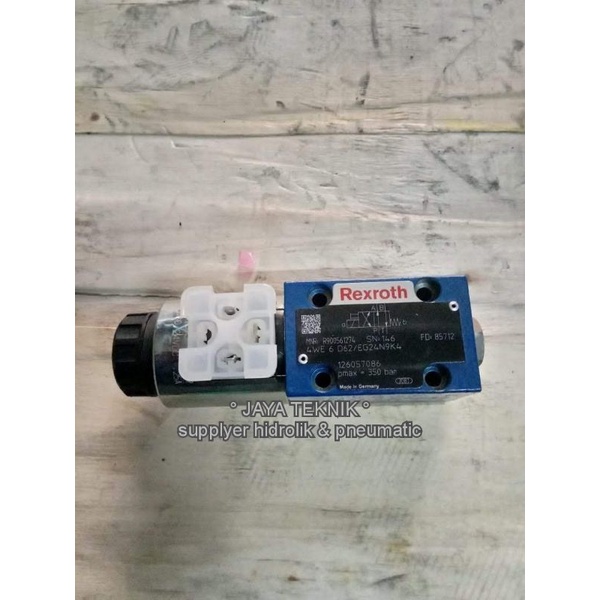 Jual solenoid valve 4WE 6 D62/EG24N9K4 REXROTH | Shopee Indonesia