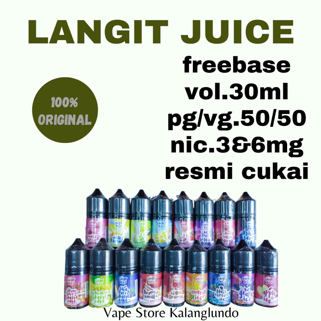 Jual CAIRAN 30ML DINGIN & CREAMY ORIGINAL ENAK MURAH PREMIUM!! | Shopee ...