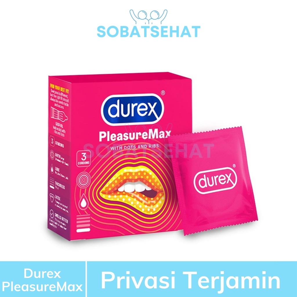 Jual Kondom Durex Pleasuremax Isi 3 | Shopee Indonesia