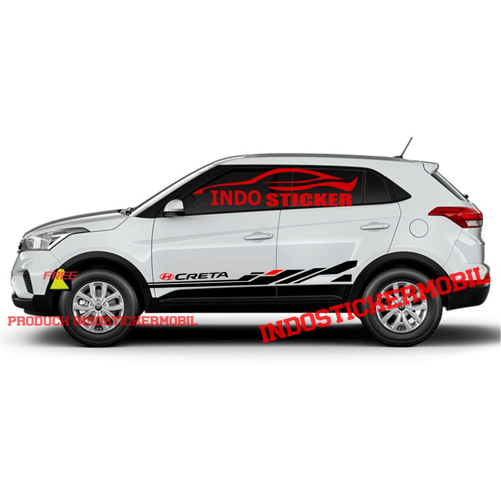 Jual STICKER HYUNDAI CRETA STICKR STIKER LIST STRIPE MOBIL HYUNDAI ...