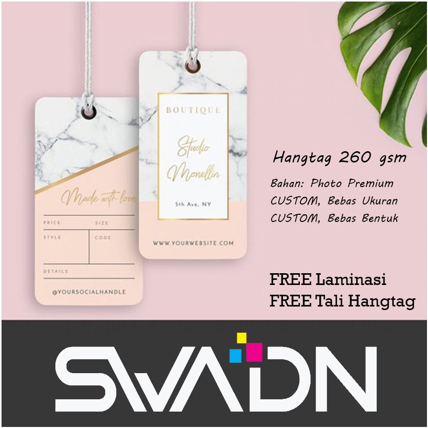 Jual HANGTAG 260 GSM / LABEL BAJU / TAG BAJU / KERTAS TAG / TAG CELANA ...
