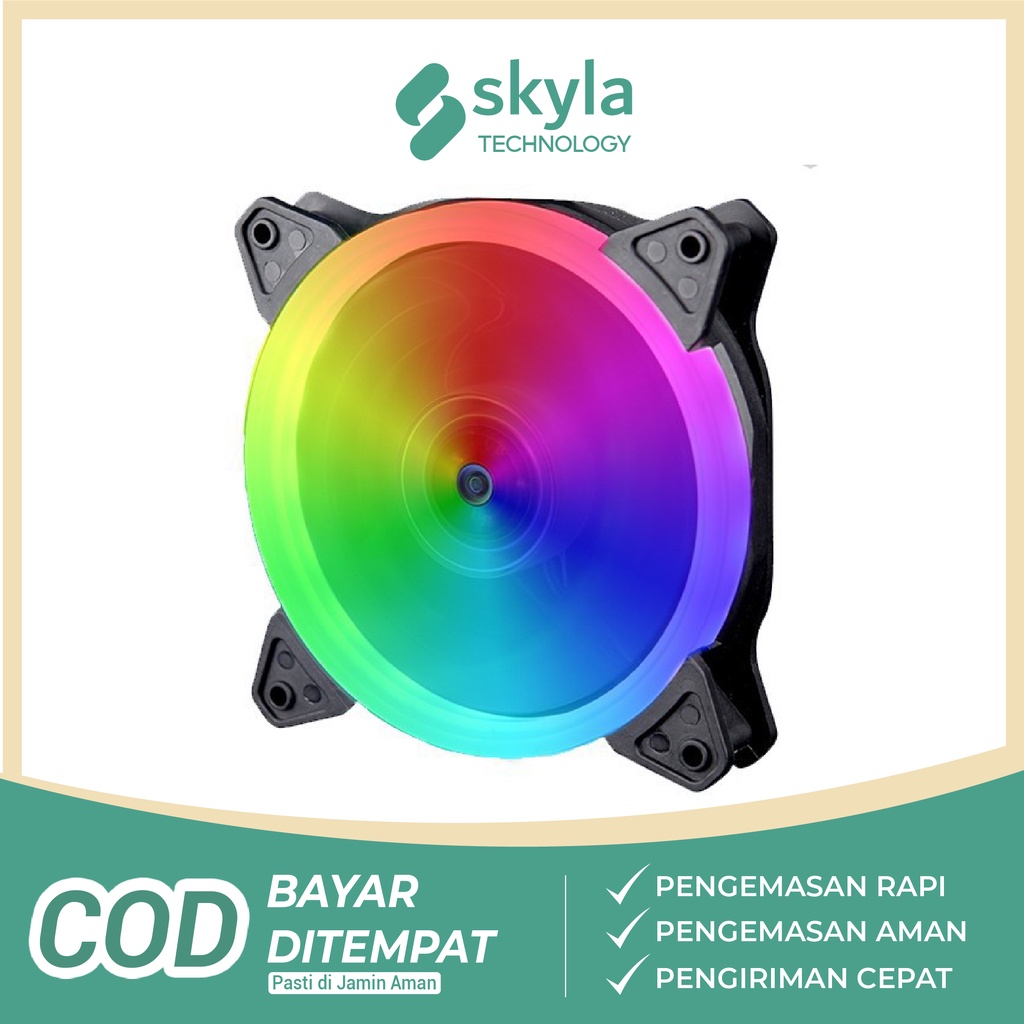 Jual Fan Casing 12Cm RGB Static x6 Colour | Shopee Indonesia