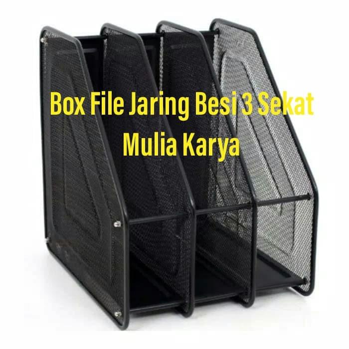 Jual Box File Box File Jaring Besi 3 Sekat / Tempat Dokumen Jala Besi ...