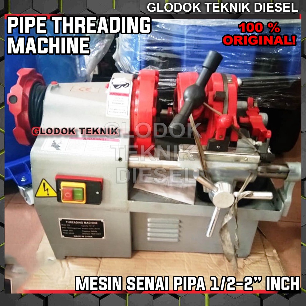 Jual MESIN SENAI PIPA LISTRIK 1/2" - 2" Pipe Threading Machine 2 INCH 1 ...