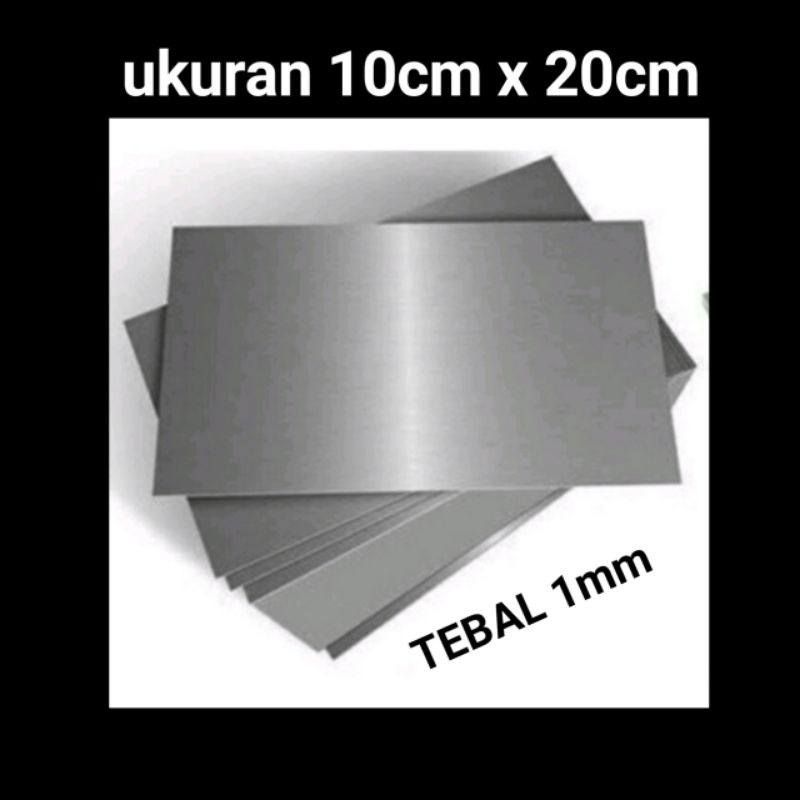 Jual plat aluminium tebal 1mm(10*20cm) | Shopee Indonesia